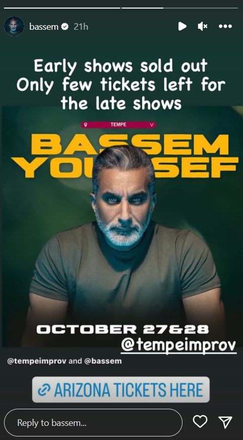 Bassem Youssef x Piers Morgan part 2 debate is next week.. And tickets are sold out! | Al Bawaba